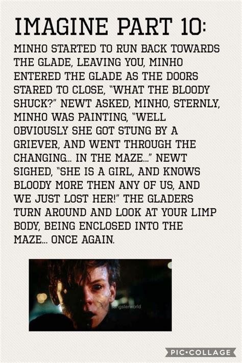 Pin By Reese Walsh On Imagine Maze Runner Maze Runner Imagines Maze Runner Funny Maze Runner