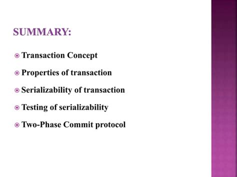 Transaction Management Dbms Pptx
