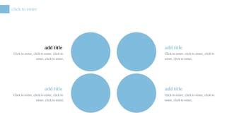 Diagram Of Four Blue Circles Google Slide Theme And Powerpoint Template Slidedocs