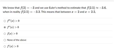 solved we know that f 2 −3 and we use euler s method to