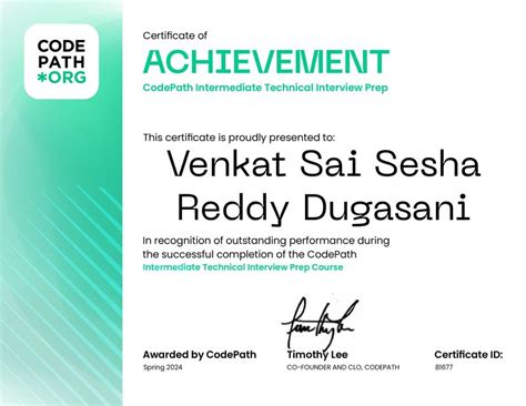 Venkat Dugasani On Linkedin Codepath Technicalinterviewprep