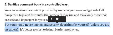 Vue V Html은 사용하고 싶지만 크로스 사이트 스크립팅은 피하고 싶어