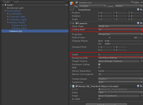 Verv Unity VR 簡易畫面最上層UI顯示
