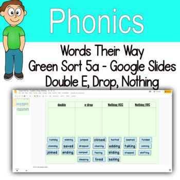 Word Sort Double E Drop And Nothing Google Slides Form By Mr T S ICT