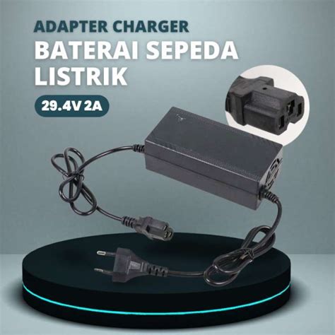 Promo Deek Robot Adaptor Charger Baterai Converter Sepeda Listrik V A Diskon Di