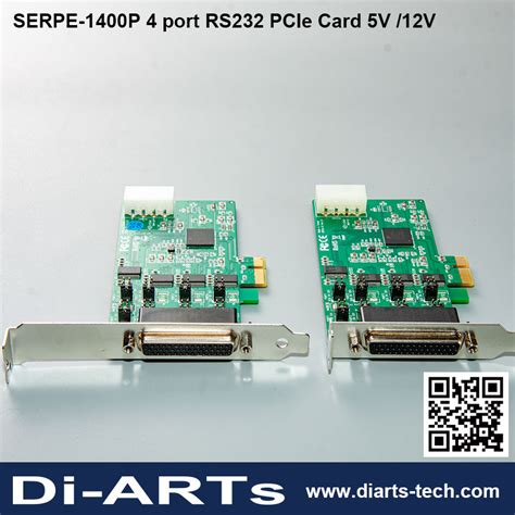 Port High Speed RS PCI Express PCIe Card Di ARTs Technology