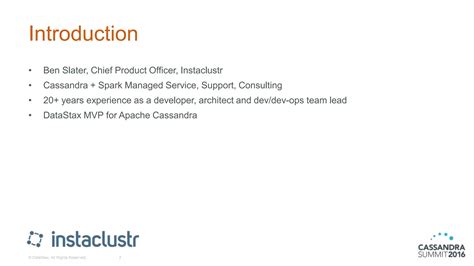 Processing 50000 Events Per Second With Cassandra And Spark Ppt