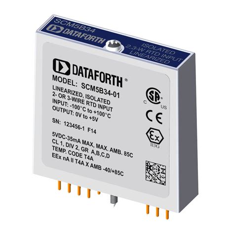 SCM5B34 RTD Input Module Impulse Embedded Limited