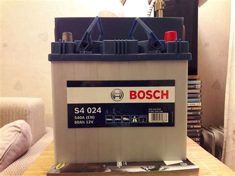 Аккумулятор BOSCH S4 024 560 410 054 обратная полярность 60 Ач 0 092 ...