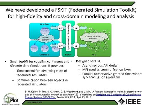 1 Scalable Coupled Ict And Power Grid Simulation