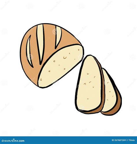 Slices Bread Stock Illustration Illustration Of Nose