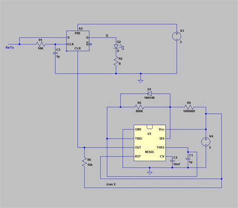 Flipflop LED Blinking Circuit Design Electrical Engineering Stack Exchange