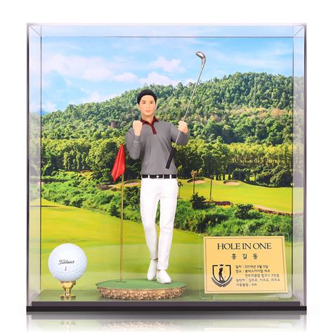 3d 골프 피규어 제작 홀인원패 싱글패 이글패 기념패