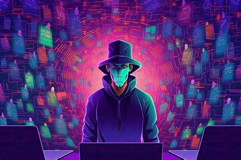Anonymous Hacker Concept Of Hacking Cybersecurity Cybercrime