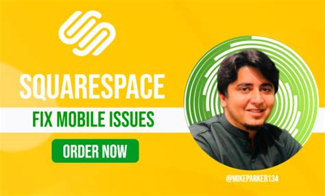 fix squarespace mobile issues and optimize your squarespace website by