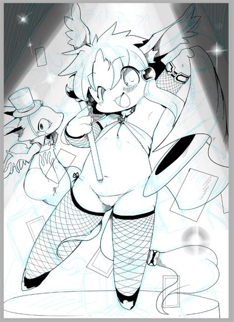 Rule 34 Anthro Big Ear Big Eyes Cape Chibi Dragon Ear Eyes Female Hat