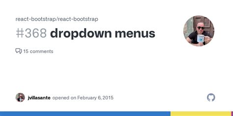 Dropdown Menus Issue React Bootstrap React Bootstrap GitHub