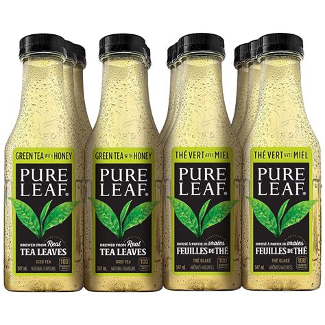 Pure Leaf Green Tea With Honey 547ml Canteen Canada