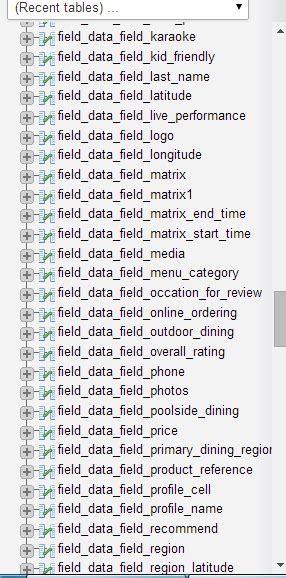 php drupal database structure cannot get it stack overflow
