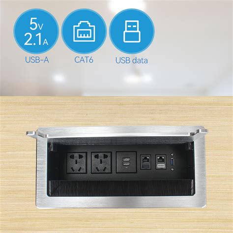 Conference Table Flip Up Socket Cable Cubles Flat Outlet Luxury Socket Usb Outlet Conference