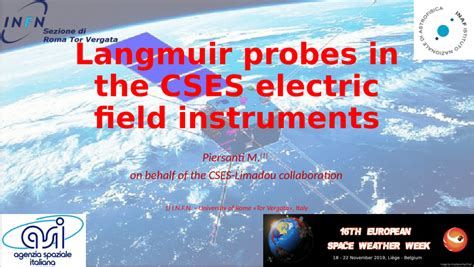 Pdf Langmuir Probes In The Cses Electric Field Instruments