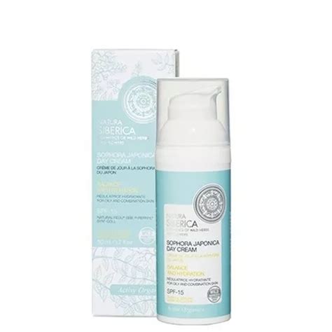 Crema de Día Natura Siberica Sophora Japonica para piel grasa de 50mL ...