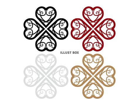 無料イラスト 装飾 クローバー