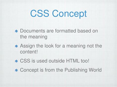 Ppt Cascading Style Sheets Powerpoint Presentation Free Download