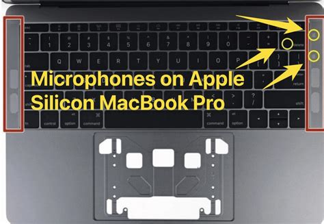 ¿Where is the microphone on a MacBook Pro located? - Descriptive Audio