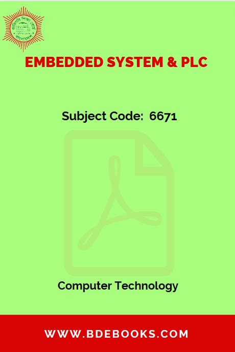 Embedded System And Plc 6671 By Bteb Books Pdf Book Download