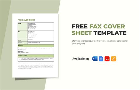 Excel Cover Sheet Template