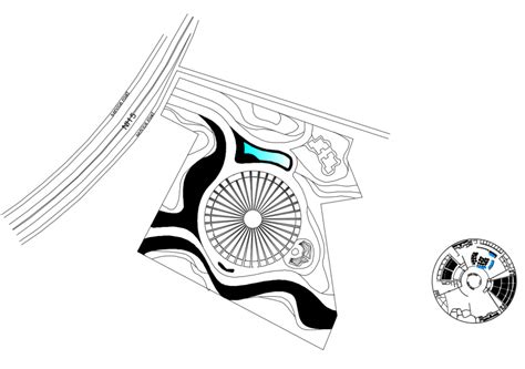 Luxuries Hotel Building Distribution And Site Plan Drawing Details Dwg File