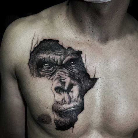 Gorilla Tattoo Meaning Strength Leadership Loyalty