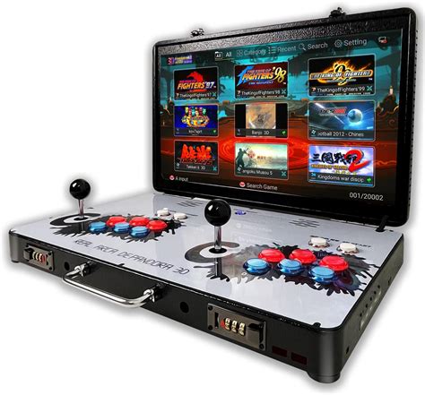 WYGAMING Portable In Metal Box D Arcade Game Console Inch Screen Retro Electronic