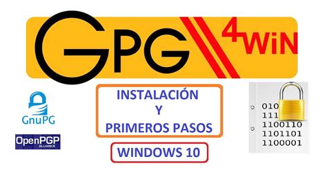 Gpg4win Kleopatra Pgp Instalación Y Primeros Pasos En Windows 10