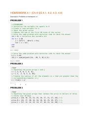 HW Docx HOMEWORK Ch SS Description Problems On Homework PROBLEM