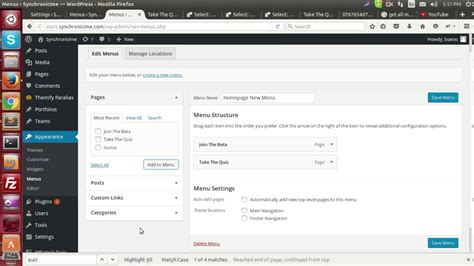 Wordpress Remove Menu Youtube