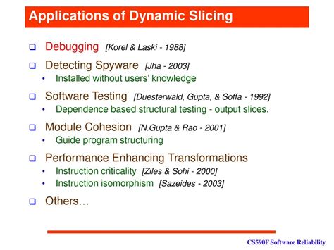 Static Slicing Static Slice Is The Set Of Statements That Could