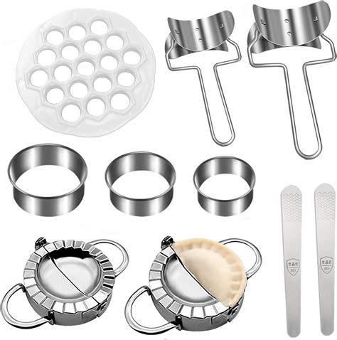 Dumpling Maker 10pcs Dumpling Mold Set And Knives