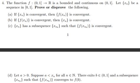 solved the function f 0 1]→r ﻿is a bounded and continuous