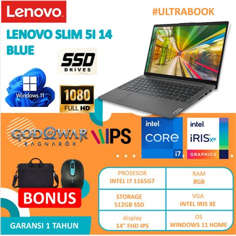 Jual Lenovo Ideapad Slim I Intel Core I G Gb Gb Ssd Grey Shopee Indonesia