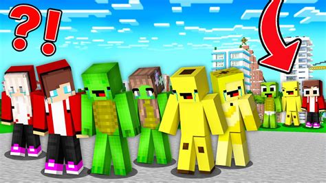 Baby JJ Mikey And Banana Kid KICKED Their PARENTS OUT From The CITY In Minecraft JJ And Mikey