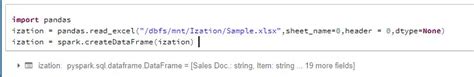 How To Read Xlsx File In Databricks Using Pandas Ization