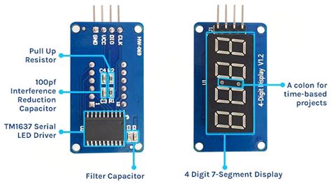 In Depth Interfacing Tm1637 4 Digit 7 Segment Display With 57 Off