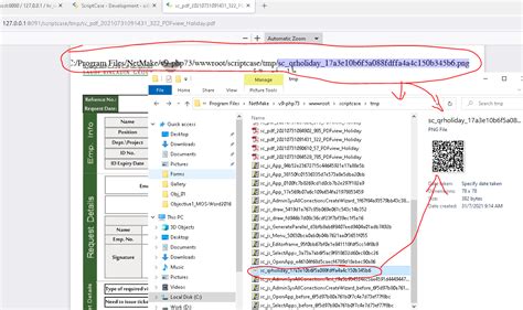 How Solve This Issue To Show QR Code Scriptcase 9 Scriptcase