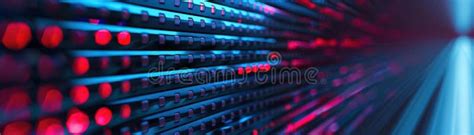 Distributed Ledger Technology Visualization Stock Illustration