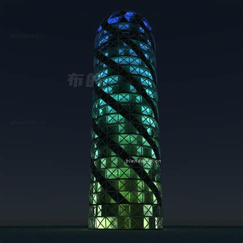 房屋建筑 Blender布的