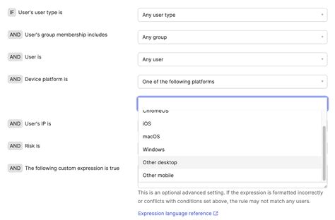 What Is Other Desktop Referring To Under The Authentication Policies