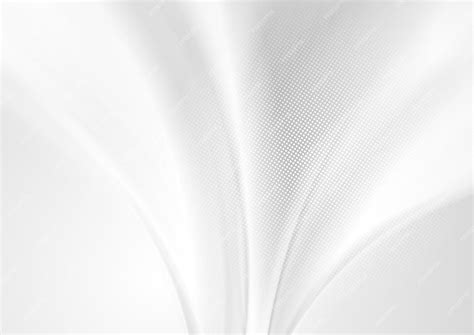 Premium Vector Light Grey And White Smooth Flowing Waves Abstract Background Vector Design