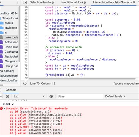 bug in solver in hierarchicalrepulsionsolver js 70 · issue 555
